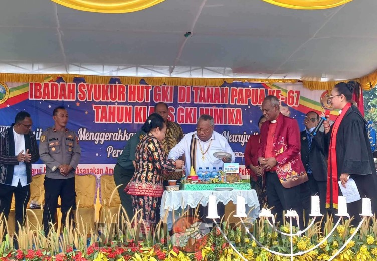Gelar Ibadah Syukur Hut Gki Di Tanah Papua Ke 67 Bupati Mimika Akan